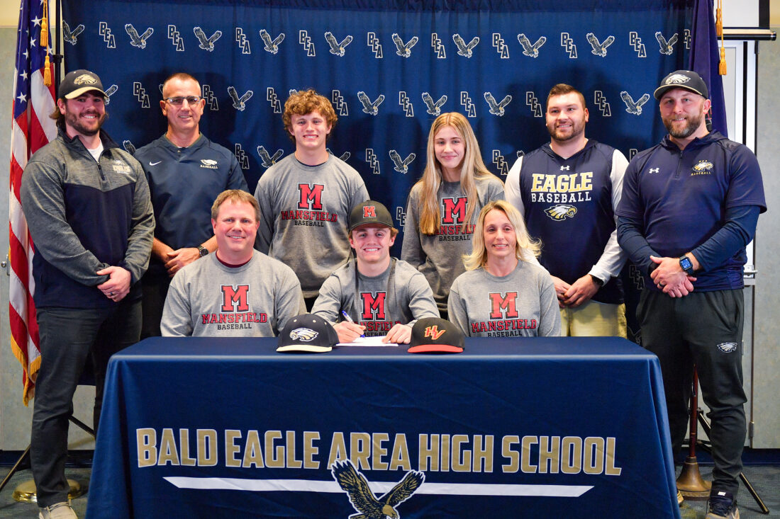 Eight Bald Eagle Area football, baseball players sign college ...